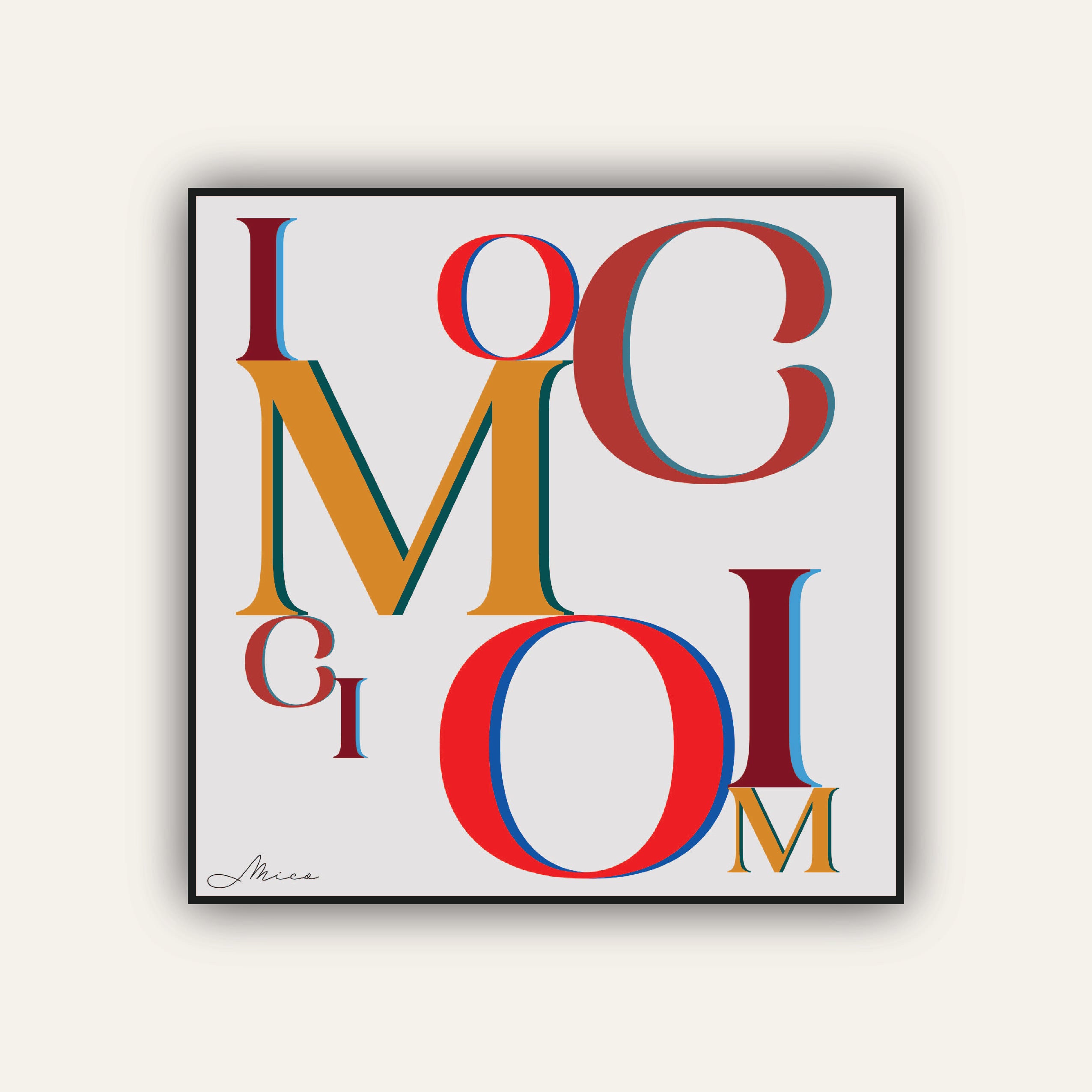 Letters White – Mico